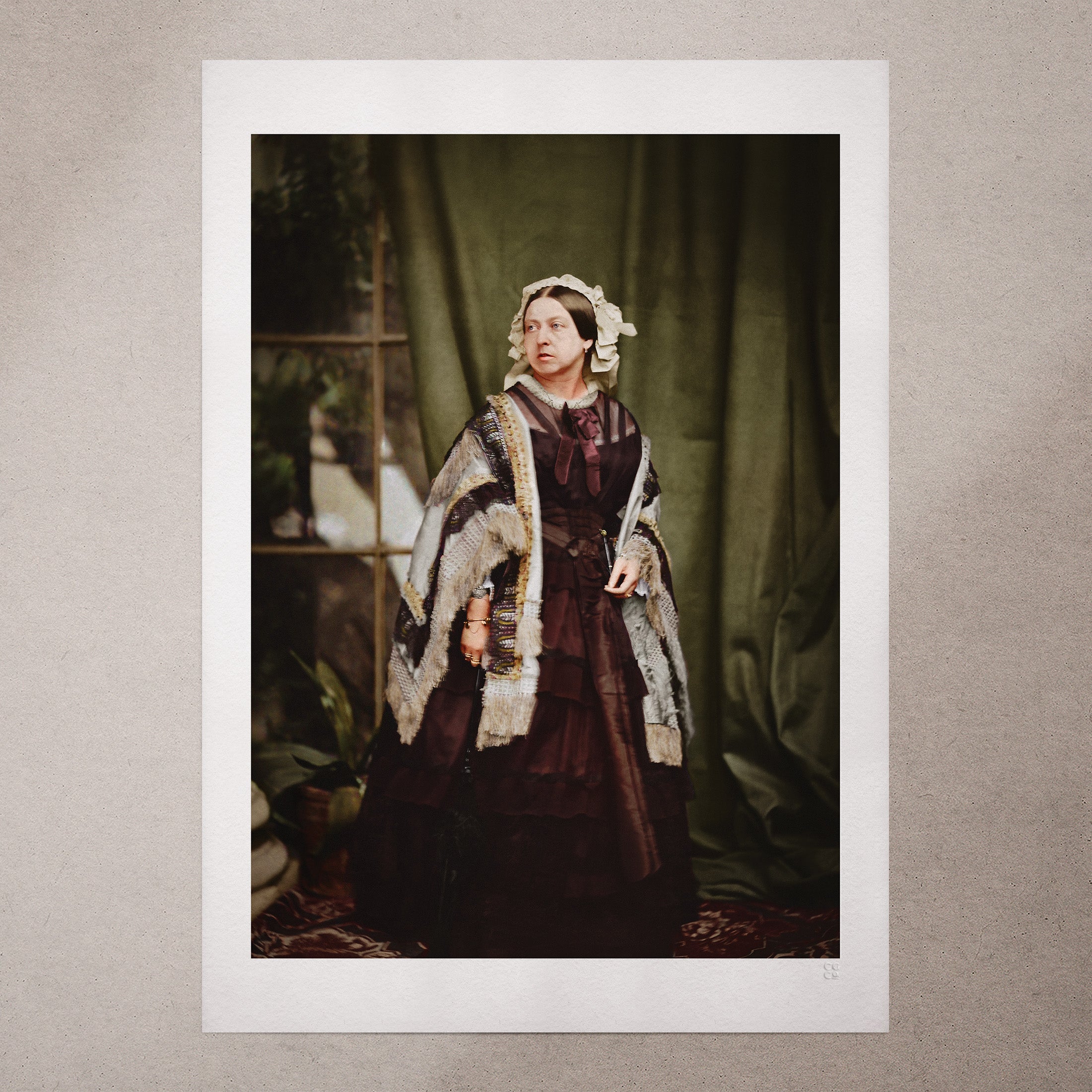 Queen Victoria, 1857, Colorized – Unseen Histories Store