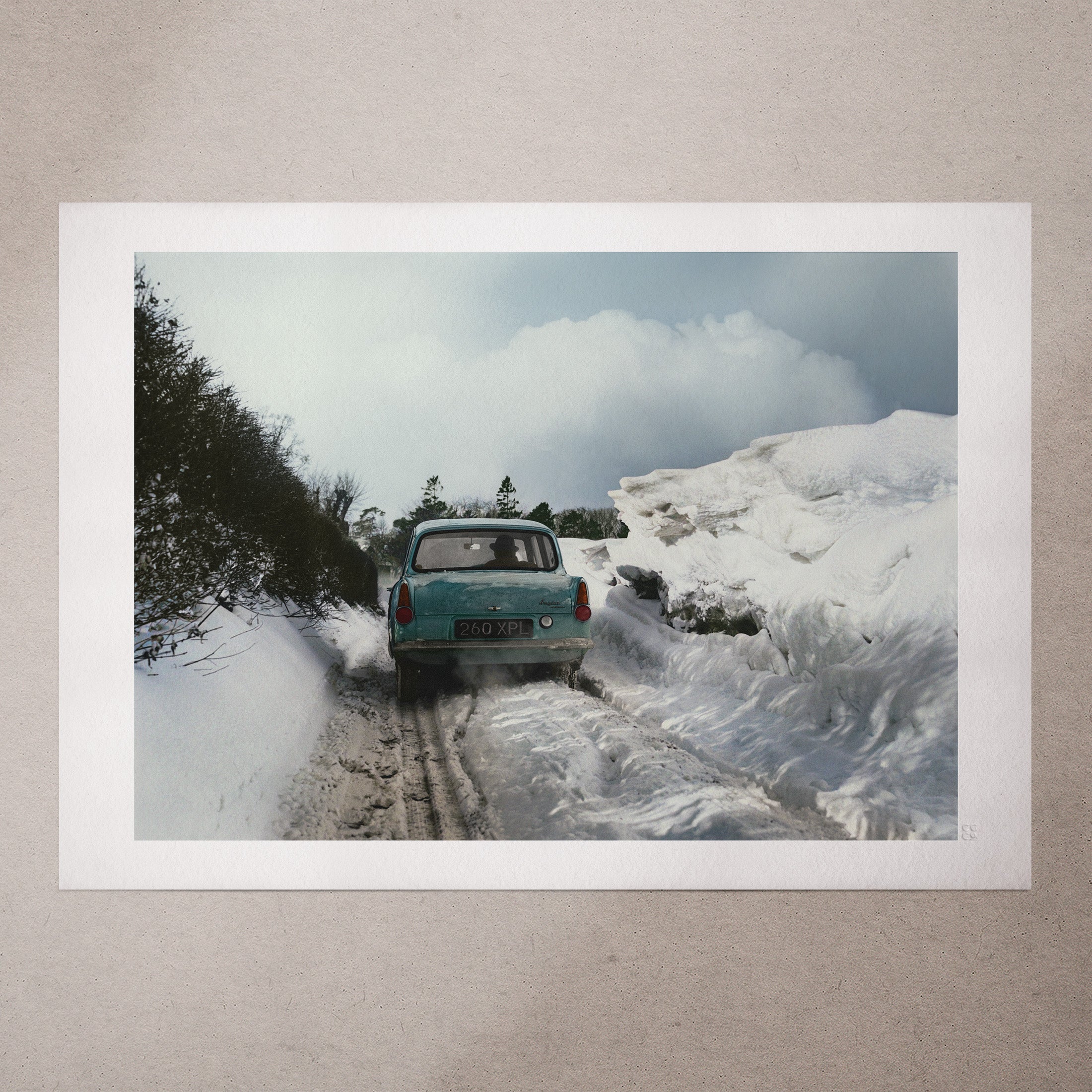 Ford Anglia, 1963, Colorized – Unseen Histories Store