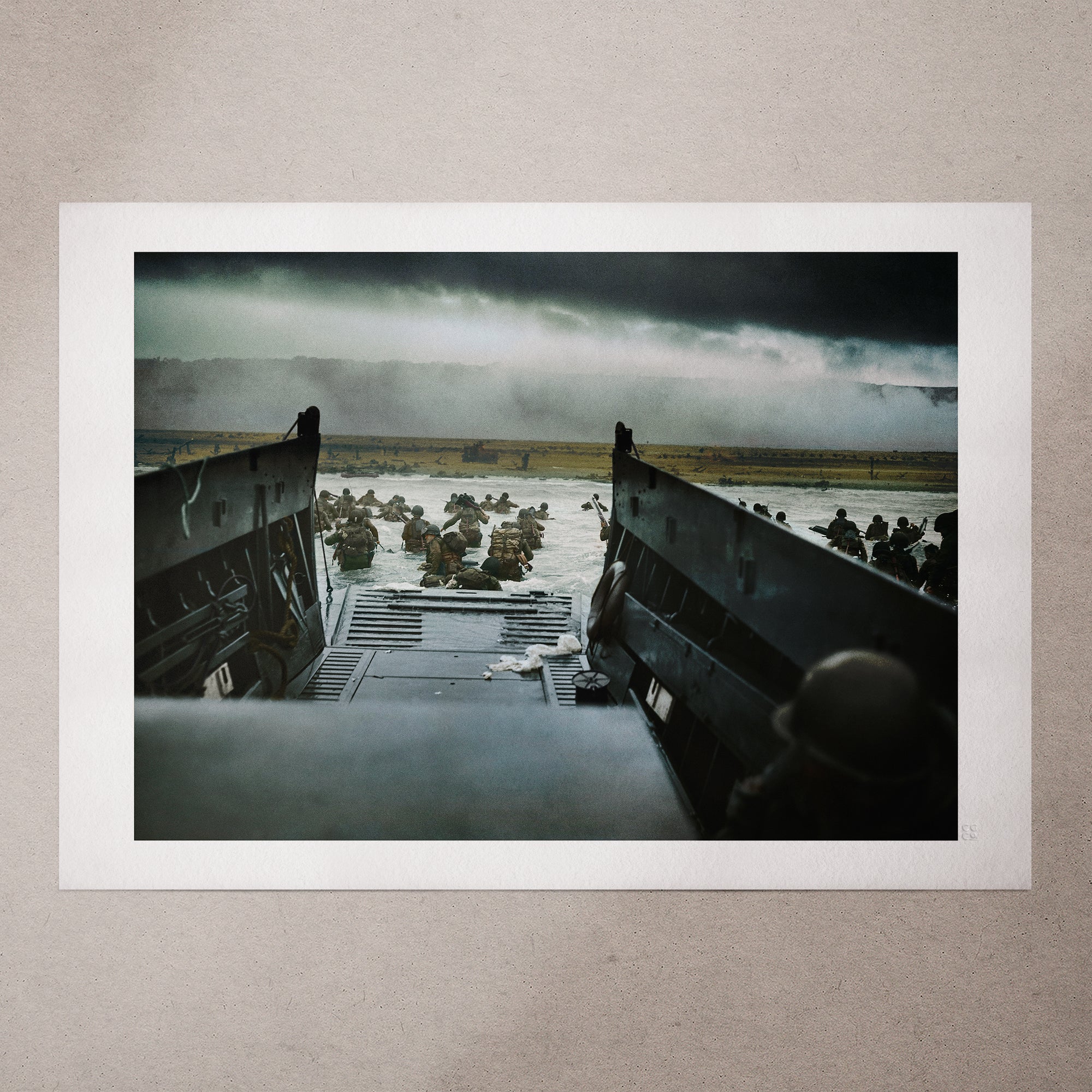 Into the Jaws of Death, 1944, Colorized – Unseen Histories Store